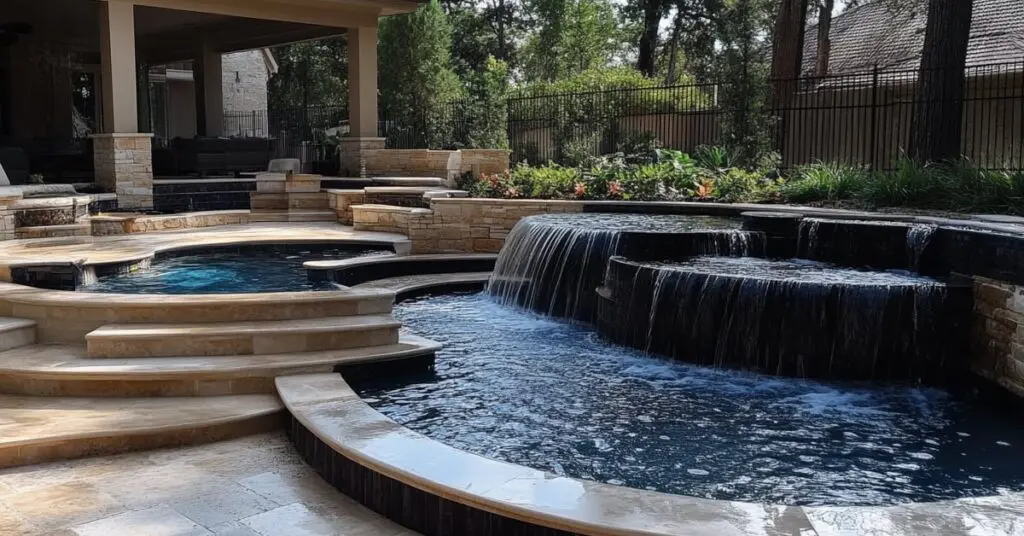 7 Luxury Pool Waterfall Ideas For Texas Outdoor Living