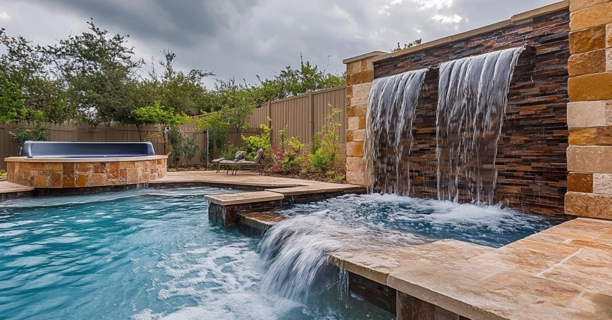 Backyard Pools With Waterfalls